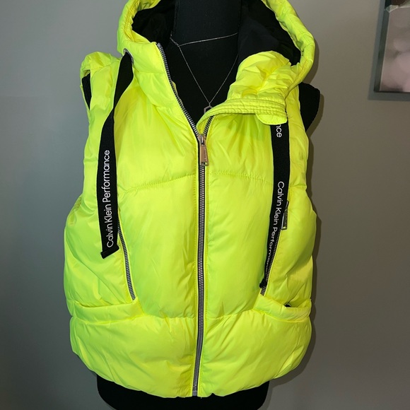 Calvin Klein Performance | Jackets & Coats | Calvin Klein Neon Vest ...